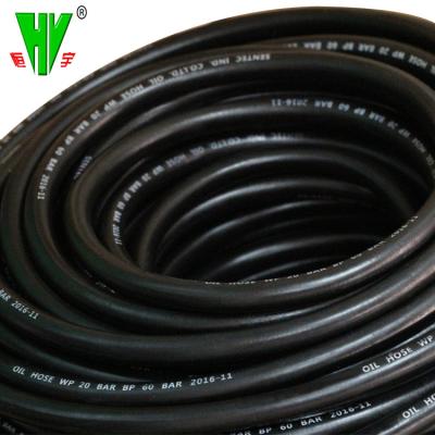 China 1 1 4 hose SAE100 r6 high tensile textile braided fuel hose for sale