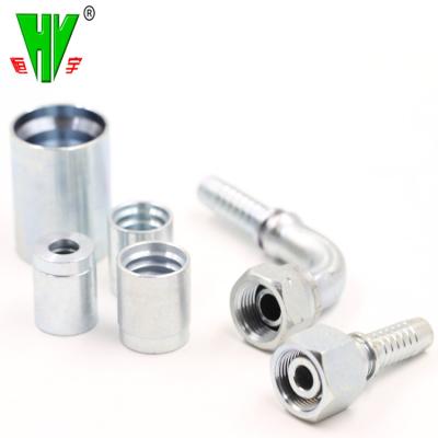 China Hydraulic parts source hose end fittings China CNC manufacturing hose connector for sale