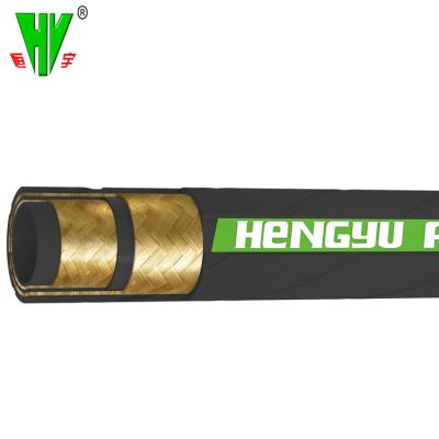 China 1 1/2 inch sae100r2at hydraulic hose steel wire reinforced rubber hose for sale
