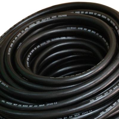 China Custom rubber hose high pressure fuel line SAE 100 R6 hydraulic hose for sale