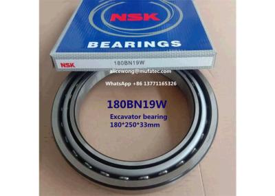 China 180BN19W excavator bearing thin section angular contact ball bearing 180*250*33mm for sale