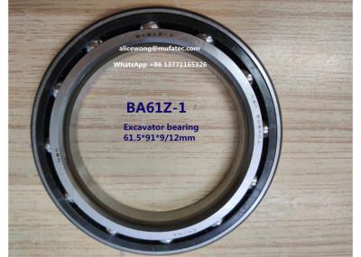 China BA61Z-1 excavator bearing thin section deep groove ball bearing 61.5*91*9/12mm for sale