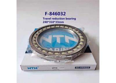 China F-846032 excavator travel reduction bearing thin section angular contact ball bearing 240*310*33mm for sale