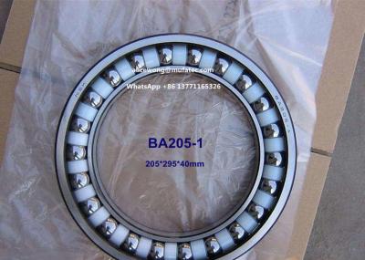 China BA205-1 excavator bearing thin section angular contact ball bearing 205*295*40mm for sale