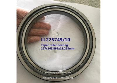 China LL225749/LL225710 LL225749/10 excavator bearing taper roller bearing 127*165.895*18.258mm for sale