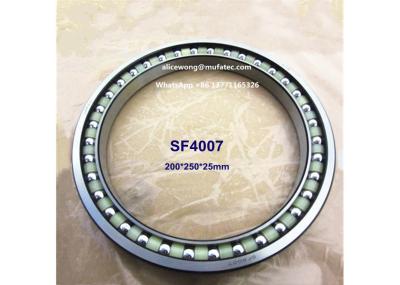 China SF4007 excavator bearing single row angular contact ball bearing 200*250*25mm for sale