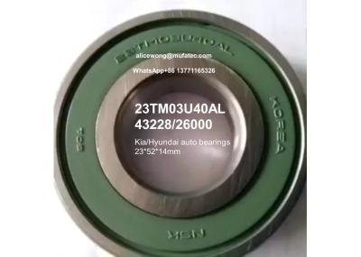 China 23TM03U40AL 23TM03 43228-26000 Kia Hyundai transfer case bearings 23x52x14mm for sale