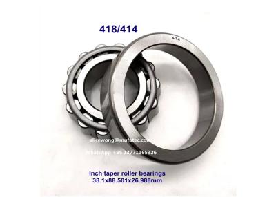 China 4T-418/414 418/414 automotive differential bearings tapered roller bearings 38.1x88.501x26.988mm for sale