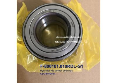 China F-806181.01.RDL-G1 F-806181 01 Hyundai Kia wheel bearings double row angular contact ball bearings 42*78*40mm for sale