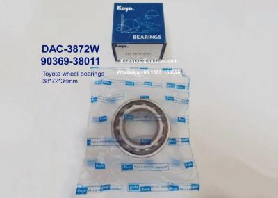 DAC-3872W-8CS81 DAC3872W 90369-38011 automotive wheel hub bearings 38*72*36mm