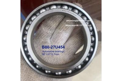 China B80-27U454C B80-27 automotive bearings special ball bearings 80x115x13.7mm for sale
