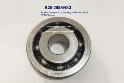 China B25-298ANX3 B25-298 auto gearbox bearings special ball bearings with slots 25x80x24mm for sale