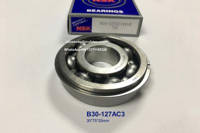 China B30-127AC3 B30-127 automotive bearings with snap ring 30*75*20mm for sale