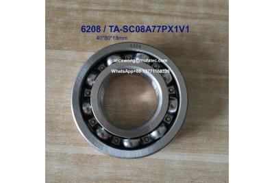 China 6208 TA-SC08A77PX1V1 automotive gearbox bearings special ball bearings 40*80*18mm for sale