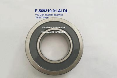 China F-569319.01 VW Golf gearbox bearings Special ball bearing with double rubber seals 35*67*14mm for sale