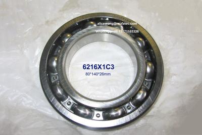 China 6216X1C3 automotive bearings deep groove ball bearings 80*140*26mm for sale