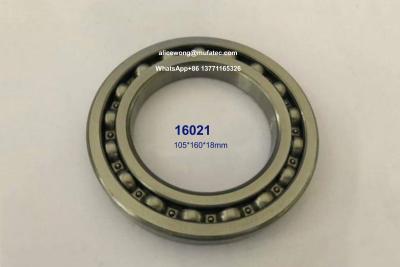 China 16021 auto bearings thin wall deep groove ball bearings 105*160*18mm for sale