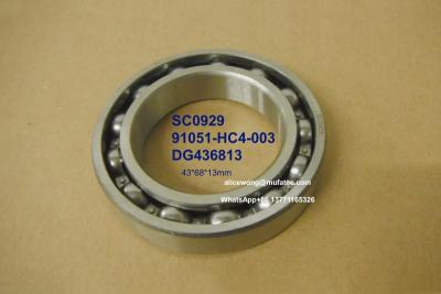 Cina SC0929 DG436313 91051-HC4-003 Cuscinetti Honda ATV cuscinetti speciali a sfera a scanalatura profonda 43*68*13mm in vendita