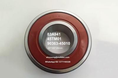 China 83A941 45TM01 90363-45010 automotive gearbox bearings 45*100*28mm for sale