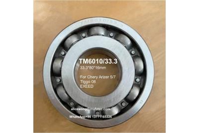 China TM6010/33.3 Chery Arizer 5 / 7 Tiggo 08 EXEED gearbox air conditioning bearings 33.3*80*16mm for sale