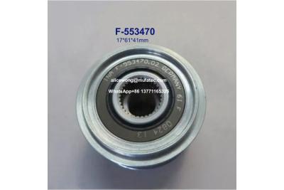 China F-553470 5350012100 VW Golf alternator freewheel bearings 17*61*41mm for sale