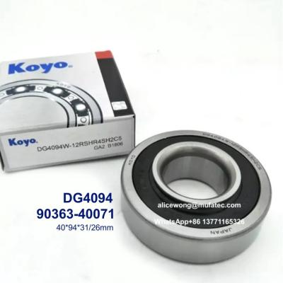 China DG4094W 90363-40071 auto wheel hub bearings higher inner ring bearings 40*94*31/26mm for sale