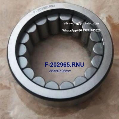 China F-202965.RNU F-202965 printing bearings full complement cylindrical roller bearings no inner rings 38x60x26mm for sale
