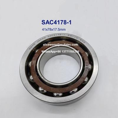 China SAC4178-1 automotive gearbox bearings nylon cage single row ball bearings 41x78x17.5mm for sale