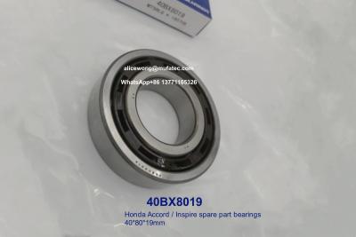 Cina 40BX8019 Cuscinetti Honda Accord Inspire 40x80x19mm Cuscinetti a sfera a scanalatura profonda non standard con gabbia in nylon in vendita