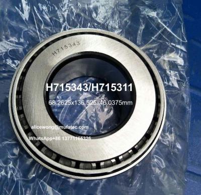 Cina Cuscinetti per autoveicoli H715343/H715311 Cuscinetti a rulli a gomma a pollice 68.2625x136.525x46.0375mm in vendita