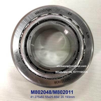 China Automatic Transmission M802048/M802011 Tapered Roller Bearings 41.275x82.55x25.654/20.193mm for sale