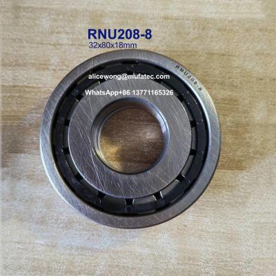 Cina Cuscinetti per trasmissioni automobilistiche RNU208-8 Cuscinetti a rulli cilindrici 32x80x18 mm in vendita