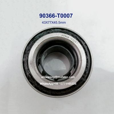 Cina 90366-T0007 43KWD07 Cuscinetti per mozziconi di rotaia 43X77X45,5 mm per Toyota in vendita