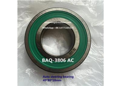 China BAQ-3806 AC steering rack bearing angular contact ball bearing 40*80*18mm for sale