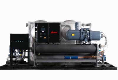 Cina Industrial 373.9kw Water Cooled Screw Type Chiller Shell and Tube in vendita