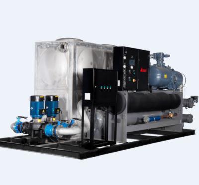Cina Industrial 373.9kw Water Cooled Screw Type Chiller Shell and Tube in vendita