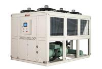 China Air Cooled Screw Chiller 235kW 40ton Industrial Cooling System PLC Controller for sale