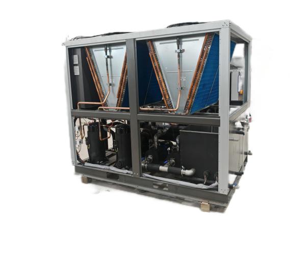 Air-cooled laboratory chiller with built-in low-temperature circulating water pump and stainless steel water tank, supports -5℃ water outlet temperature and is equipped with multiple safety protection
