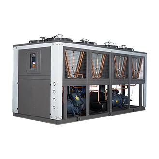 China Compresor de tornillo refrigerado por aire de 85 CV, refrigerador químico industrial de 85 toneladas, máquina de enfriamiento por aire para moldeado por inyección. en venta