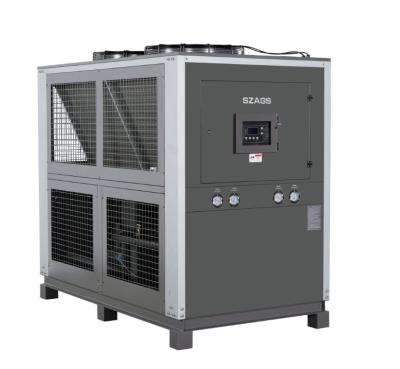China 20HP Air‑Cooled Glycol Chiller Energy‑Efficient Scroll Type Compressor Industrial Chiller for Injection Molding Machines for sale