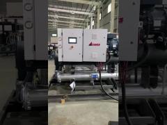 Shell and Tube Condenser and Evaporator Water Cooled Screw Chiller with PLC Control