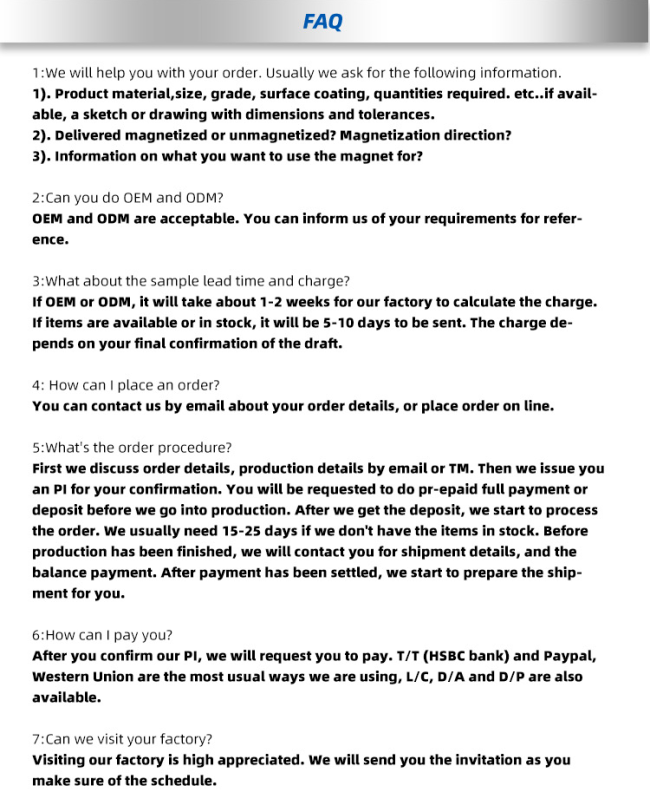 Frequently asked questions