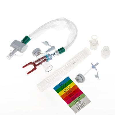 China Closed Suction System (T-Piece) 72hours Automatic Flushing for Adult 16Fr for sale