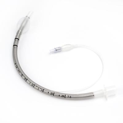 China Soft and Flexible Reinforced Endotracheal Tube with Smooth Tip and Murphy Eye for Hospital for sale