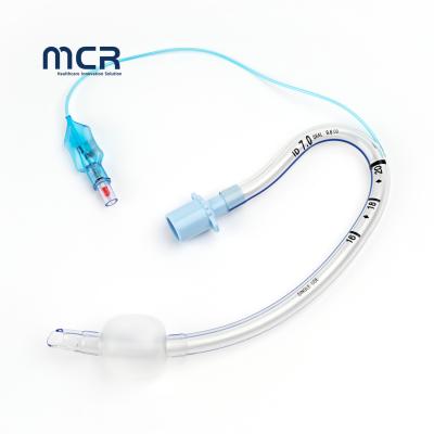 China Preformed Oral Or Nasal PVC Endotracheal Intubation Cuffed/Uncuffed for sale