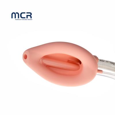 중국 Double Lumen Laryngeal Mask Airway Disposable LMA Silicone Curved 판매용