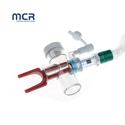 Chine T Type Head Closed Suction Catheter with Thumb Control Valve à vendre