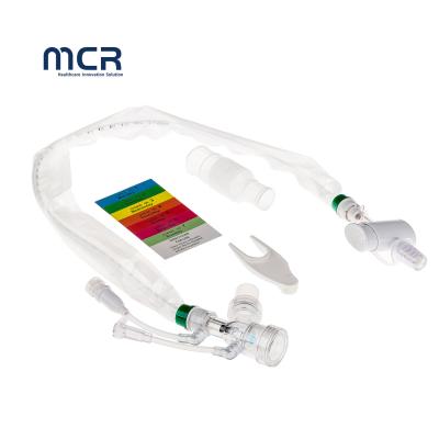 中国 Y-Piece Closed Suction System Double Swivel Elbow Closed Suction Catheter 24H 販売のため