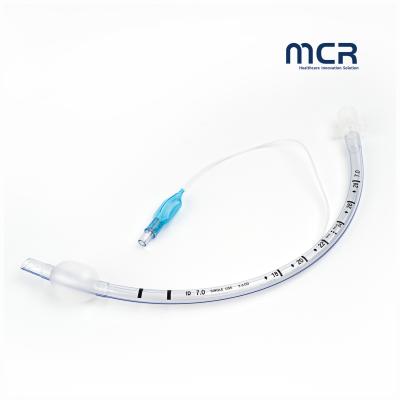 Chine Transparent Soft And Smooth PVC  Regular Endotracheal Tube With Cuff à vendre