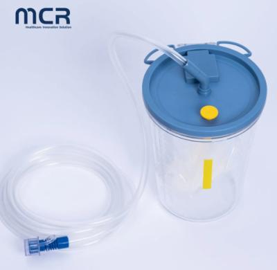 China Europe Quality Disposable Suction Liner Bag with Bacteria Filter and Non-Return Valve for Medical Use for sale